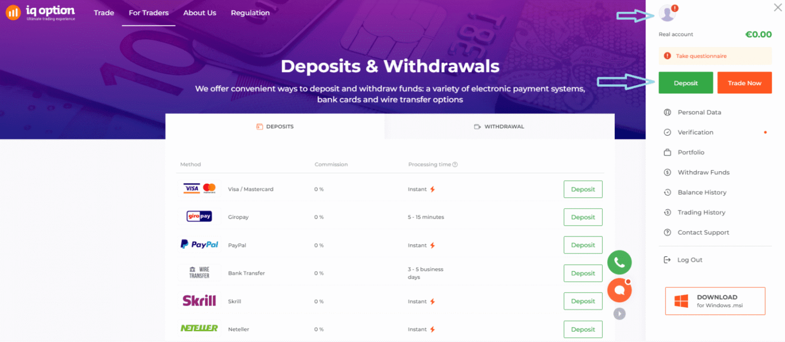 IQ Option Deposit Guide - IQ Option Broker Official Blog