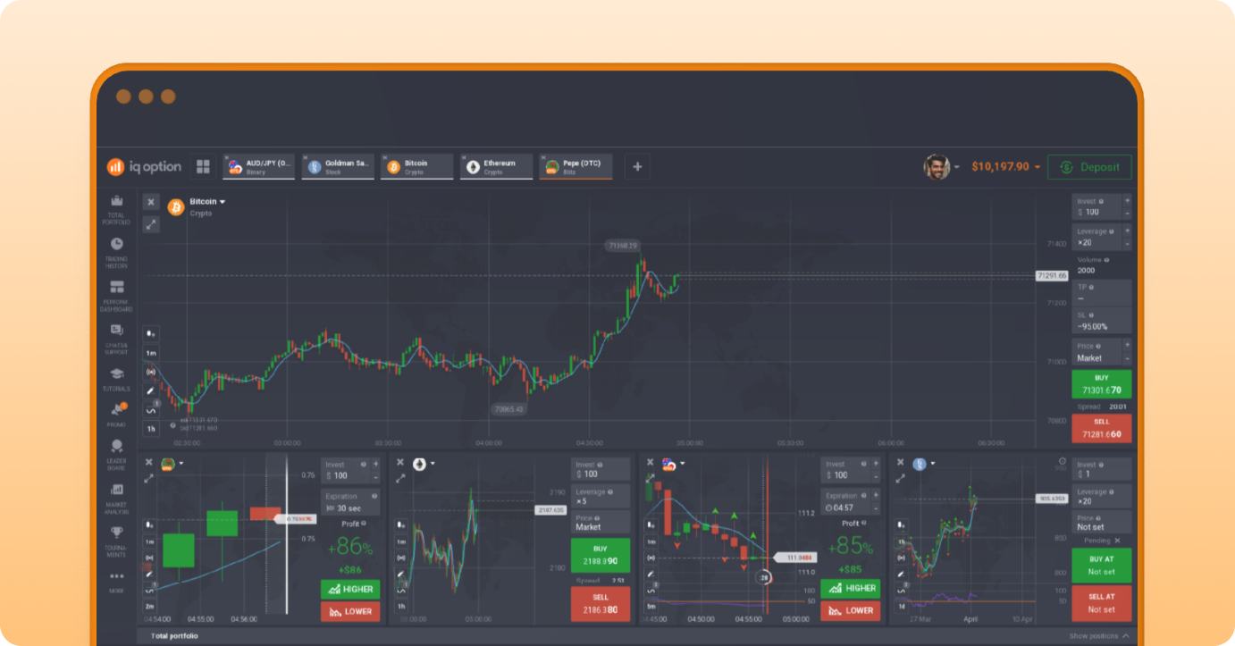 Trading di criptovalute su IQ Option: Guida completa per il 2026